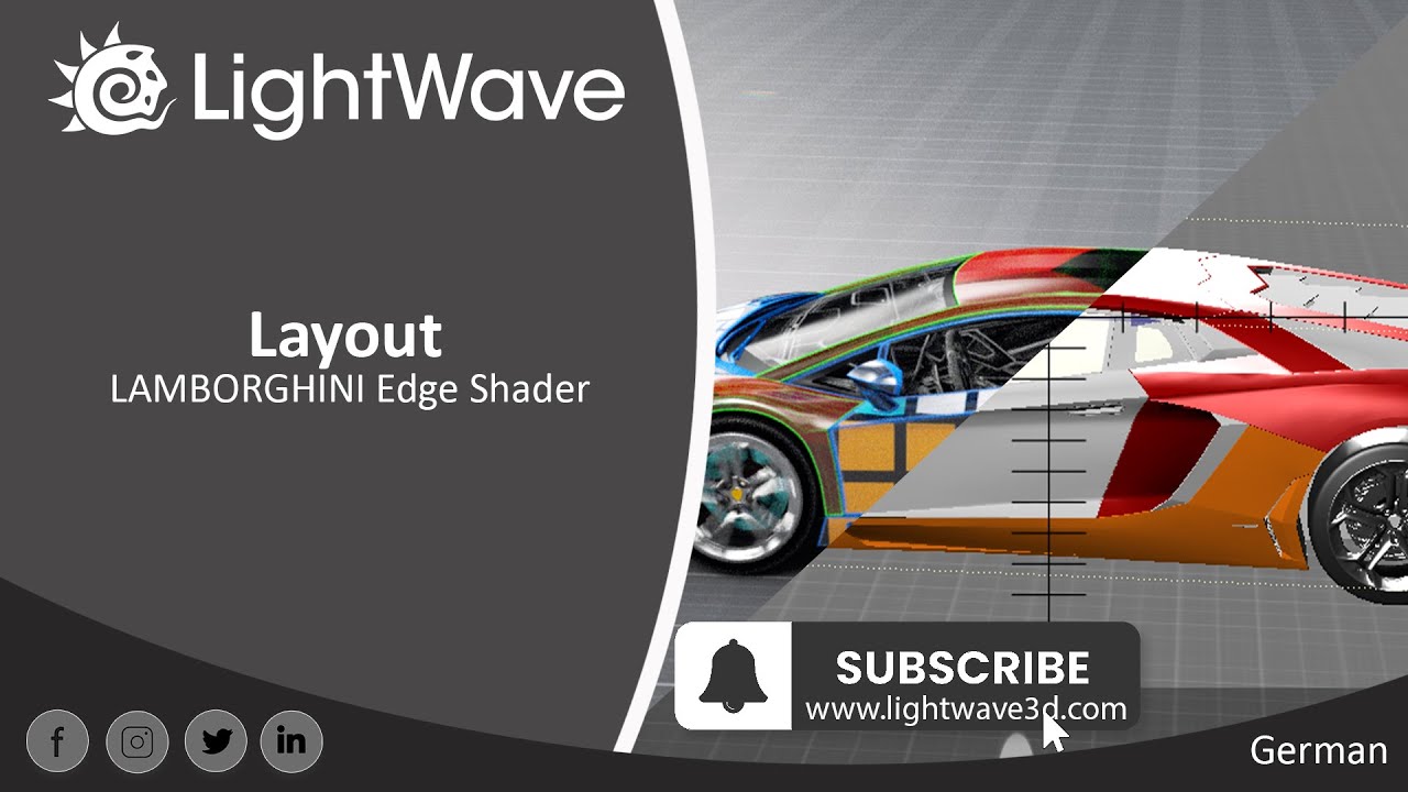Lightwave 3D Edge Shader German - YouTube