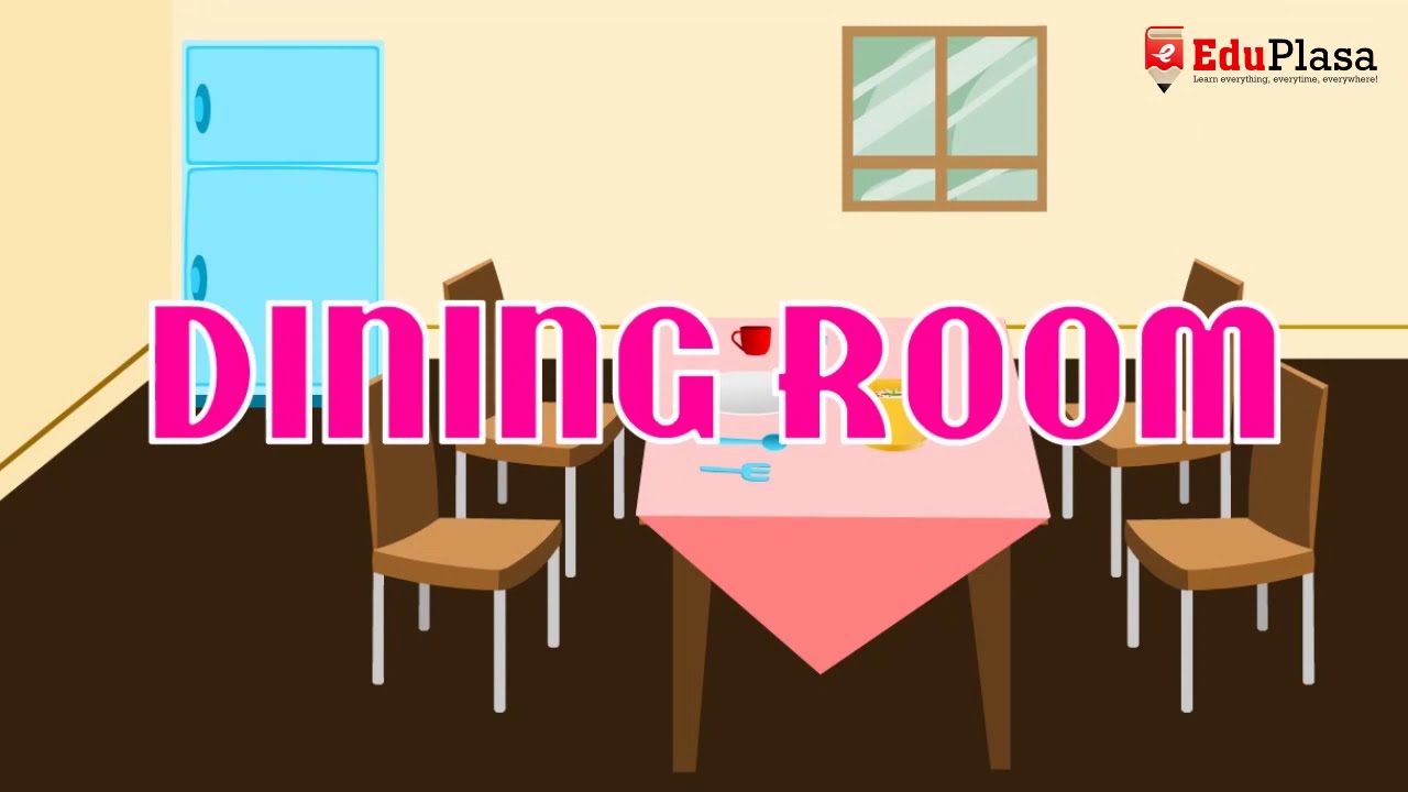 DINING ROOM - RUANG MAKAN - EASY ENGLISH - YouTube