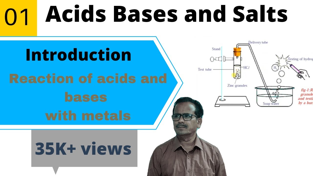 Acids bases and salts class 10 | Properties of acids,bases | Reaction ...