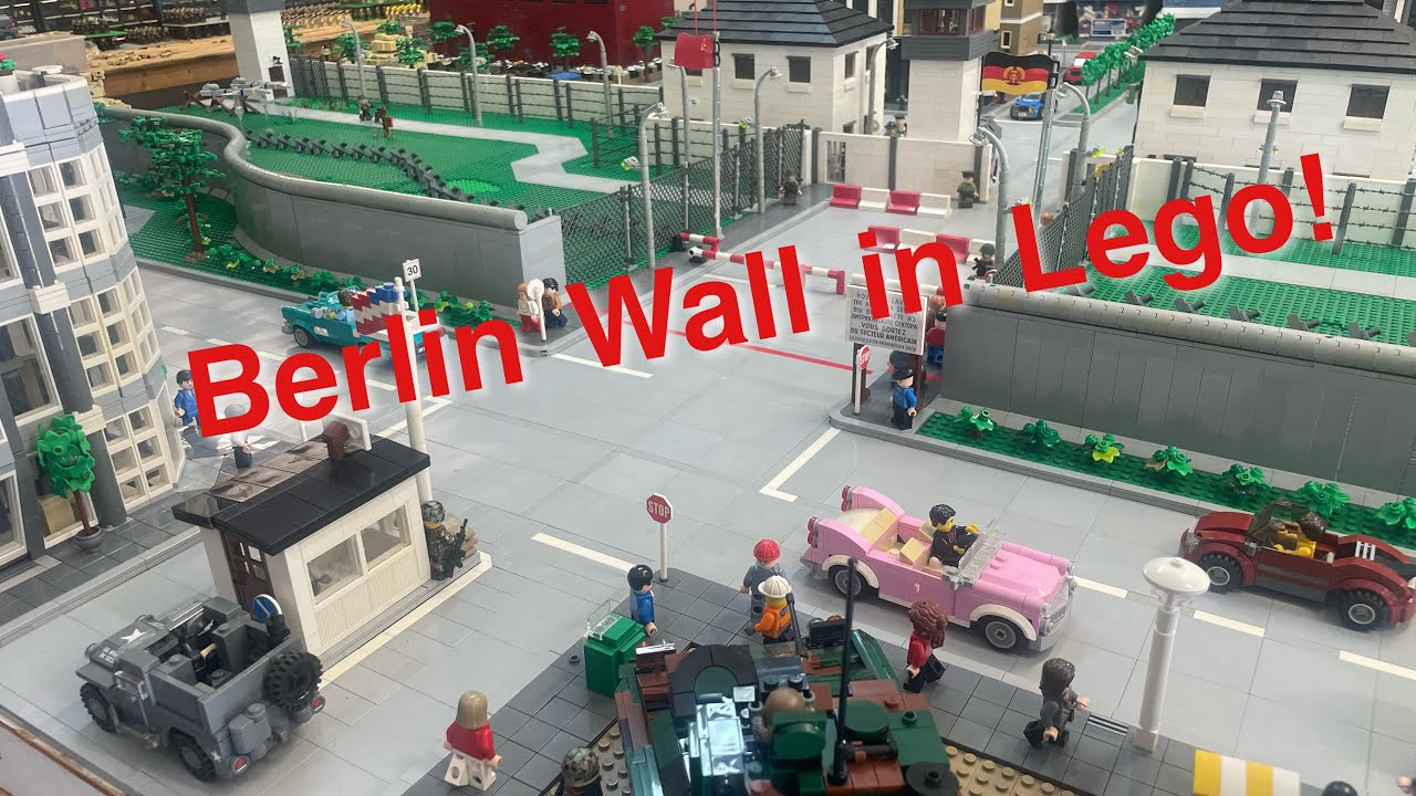 Berlin wall in Lego! - YouTube