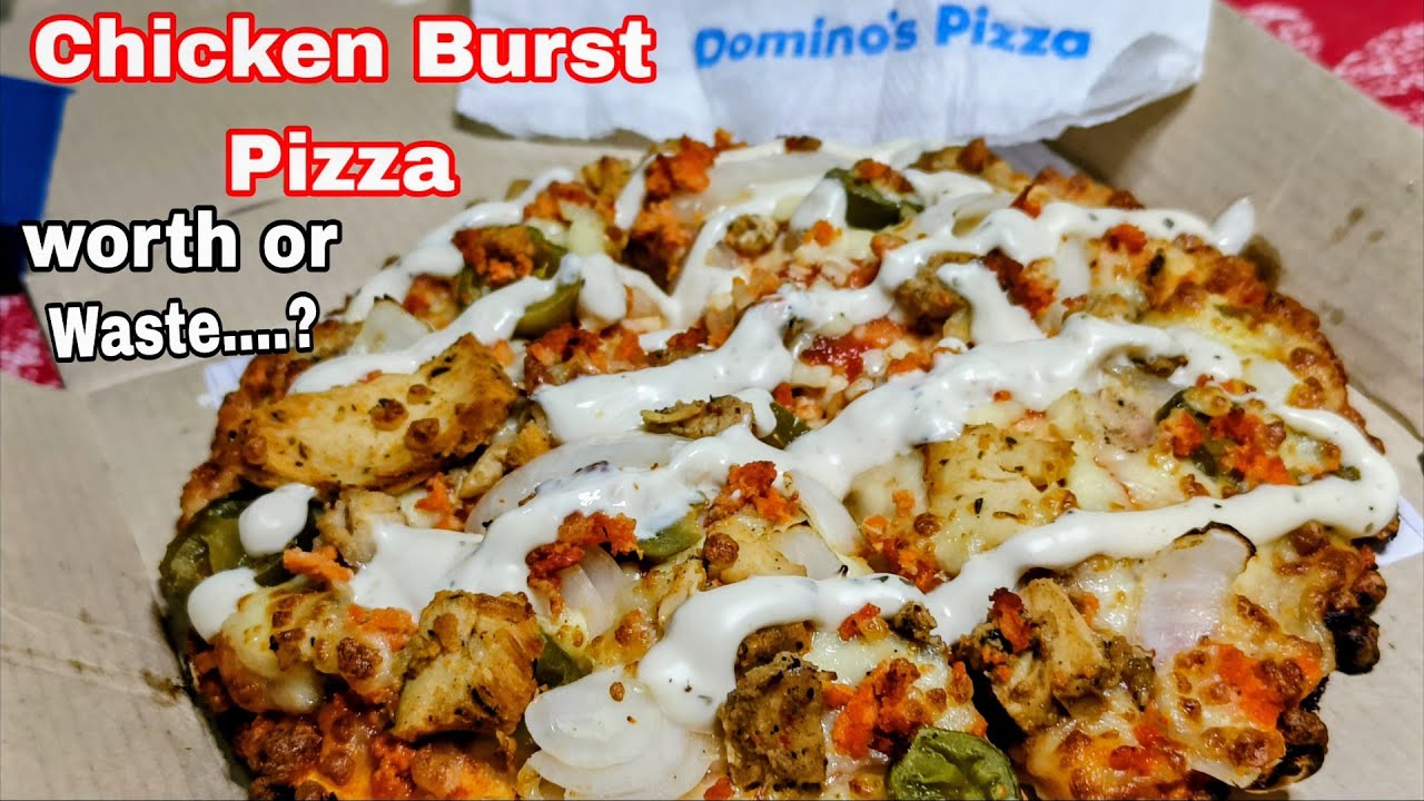 Domino's Chicken Burst shawarma New Pizza /- Domino's New Launches ...