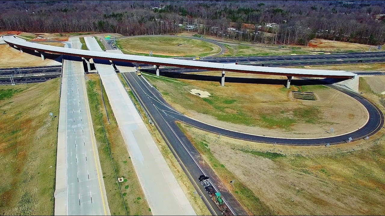 Updated Aerial Views of I-785/I-840 NE Urban Loop Interchange ...