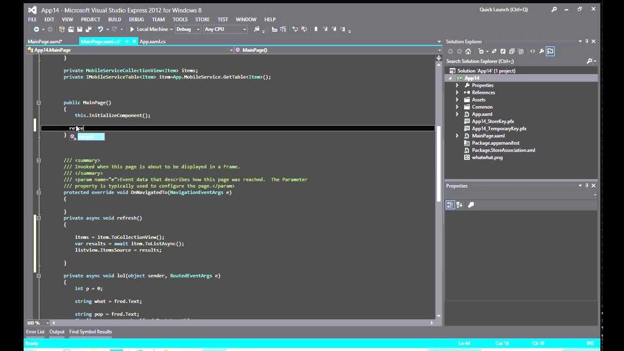 Retrieving information from a Azure Table Part 1 - YouTube