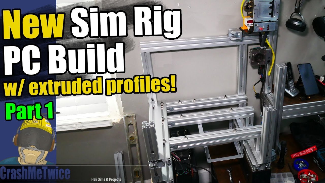 New Sim Rig PC Build w/ extruded aluminum profiles - YouTube