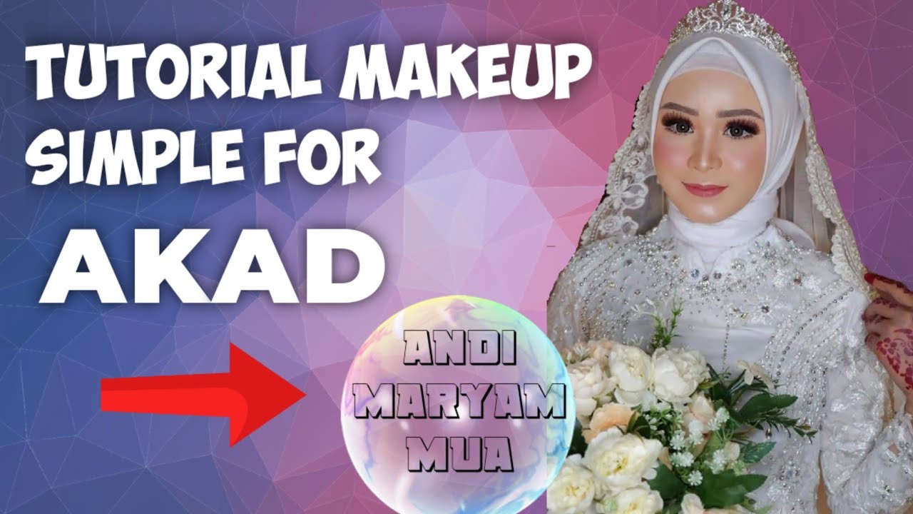 Tutorial makeup simple for AKAD || makeup simple manglingi - YouTube
