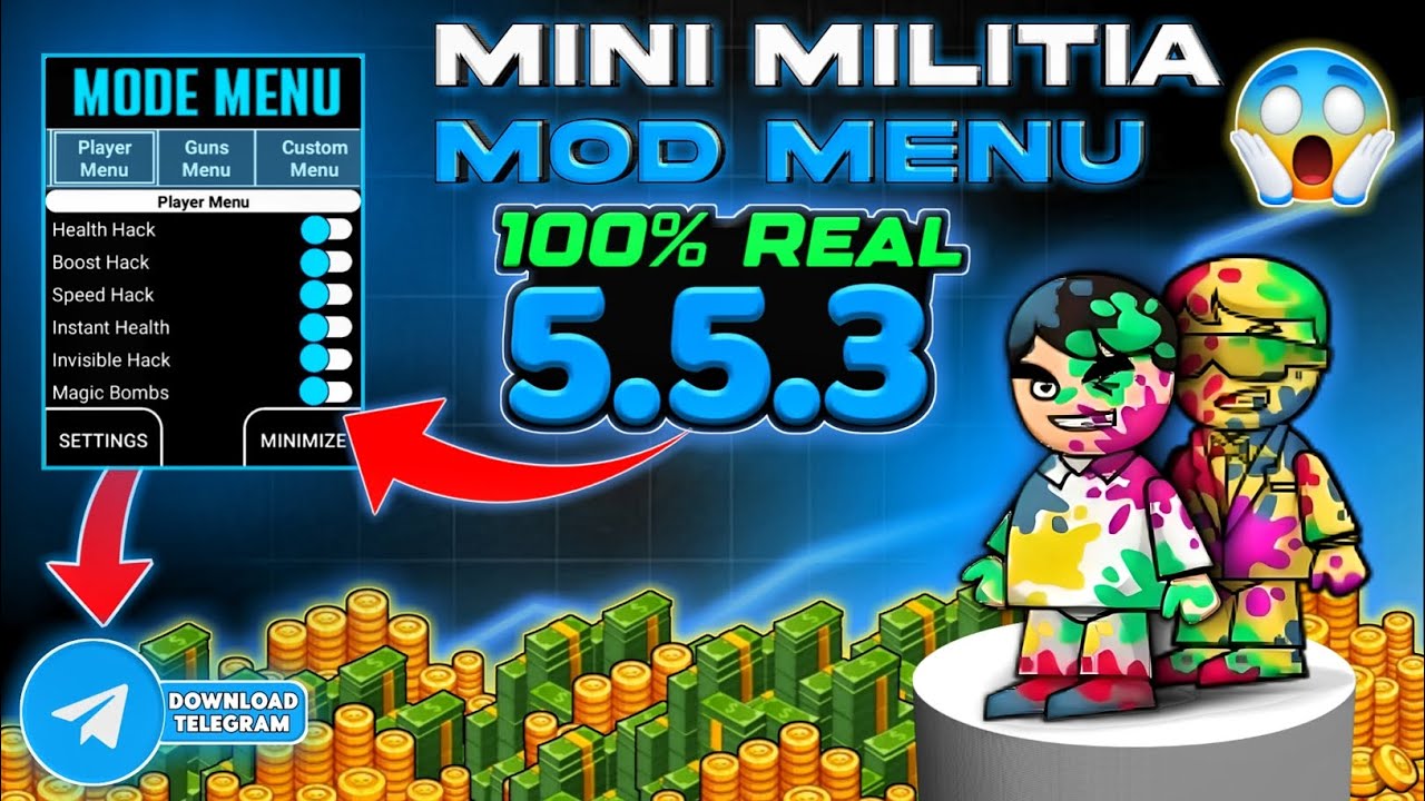 🥺Mini Militia Mod 😱Menu v5.5.3 |🔥Mini Militia Hack Mod Download Link ...