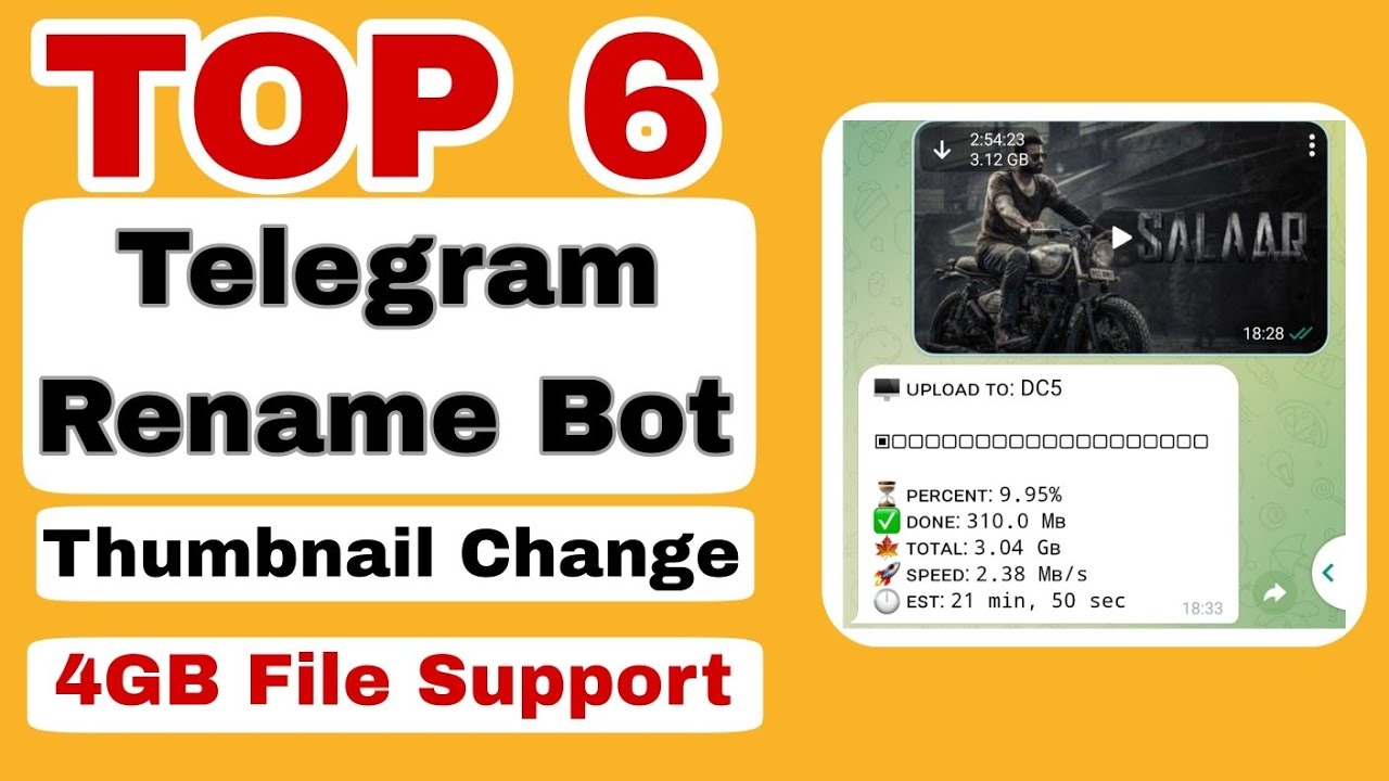 [TOP 6] Telegram Thumbnail Change bot . - YouTube