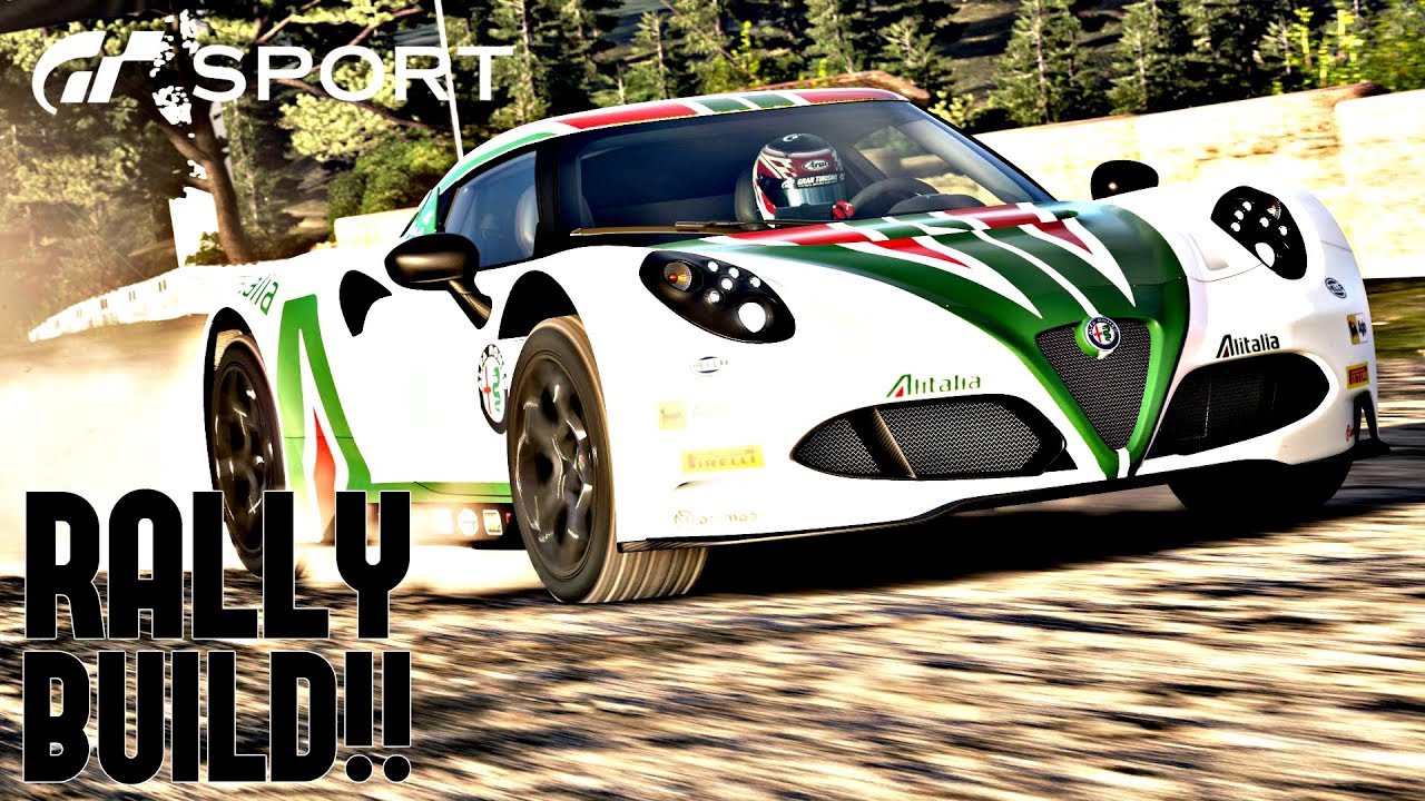 GT SPORT - Alfa 4C Group B Rally Build - YouTube