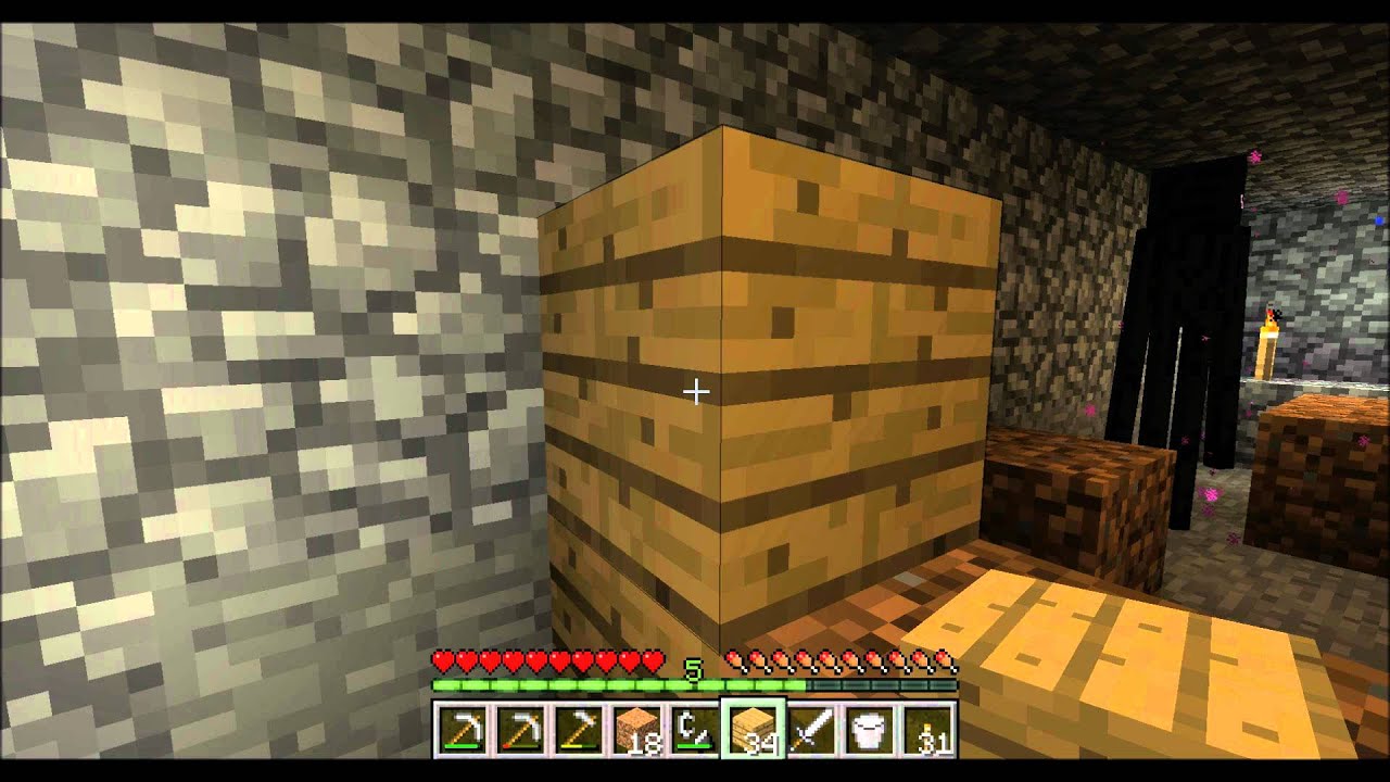 Minecraft: First Enderman Encounter - YouTube