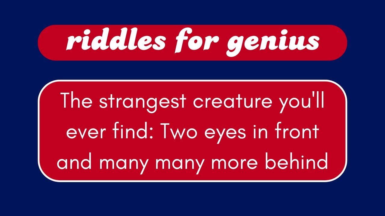 🧠😵🔍 Tricky Riddles only a Genius can Solve #23 #trickyriddles #riddles ...