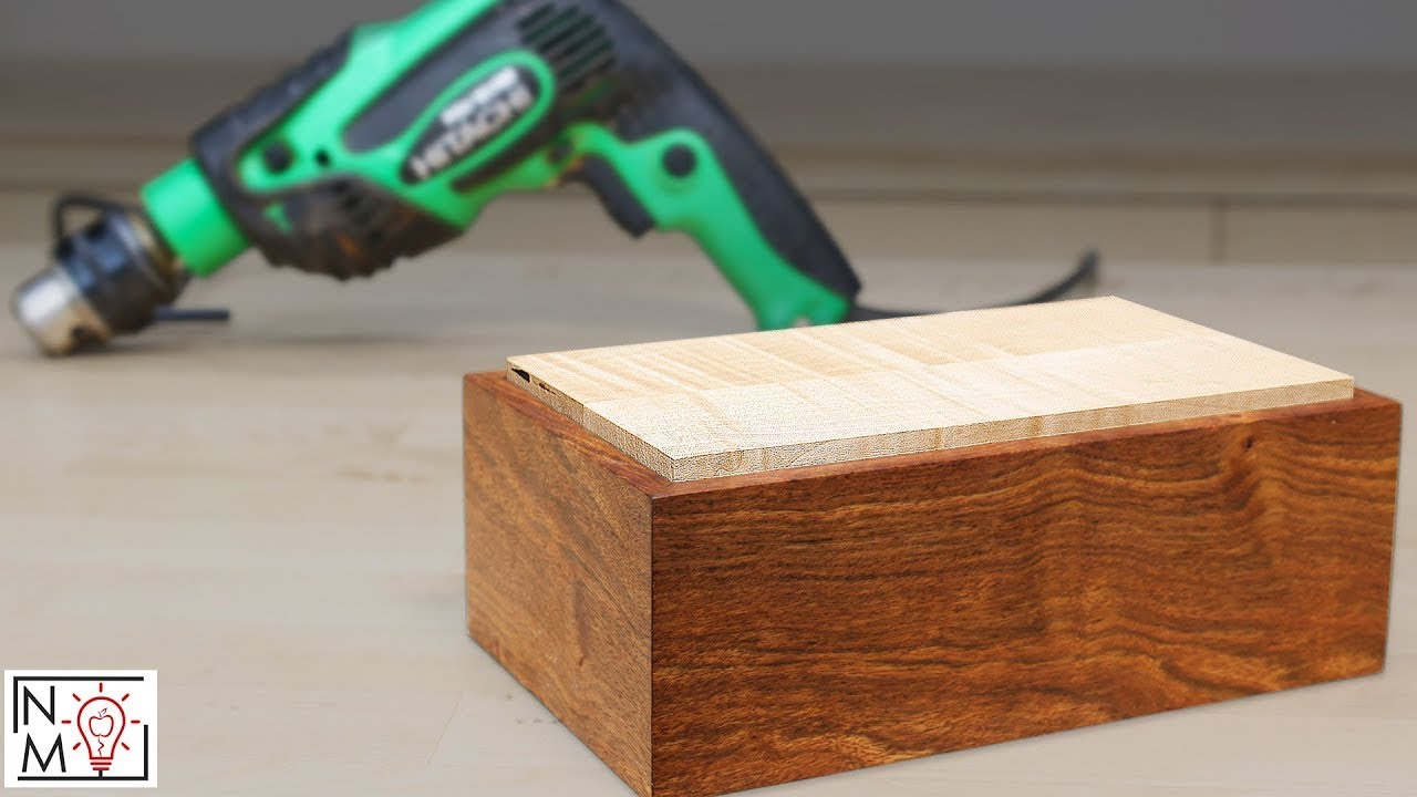 How was this Wood Box Made with only a Drill? - YouTube