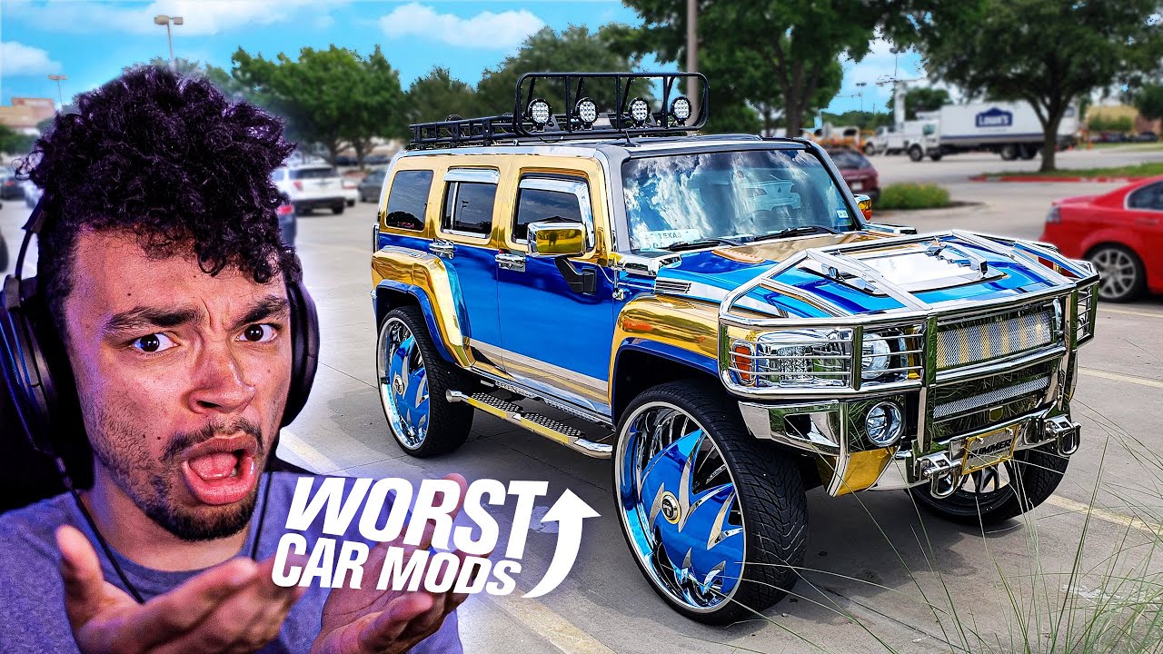 WE React to the WORST Car Mods! - YouTube