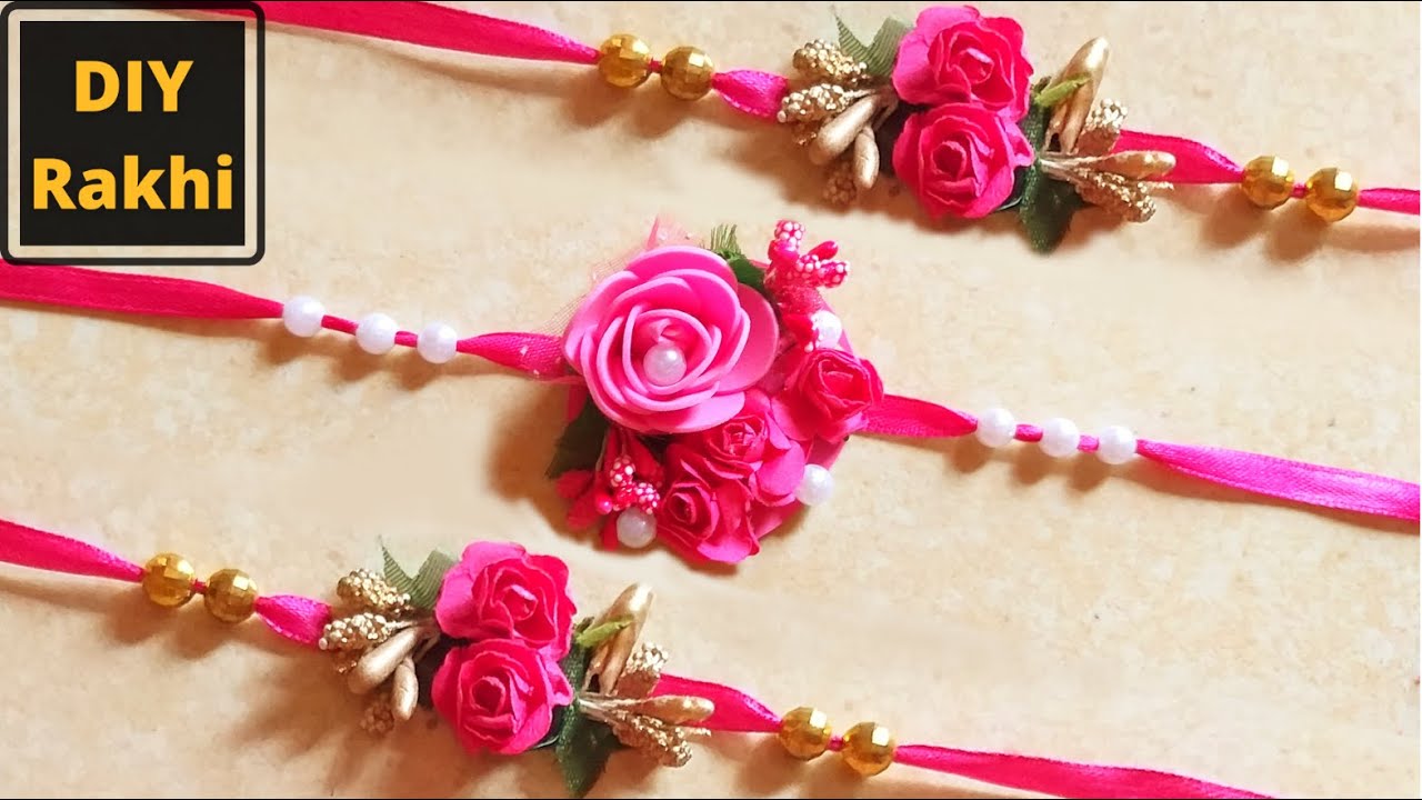 Handmade Flower Rakhi at Hilton Miller blog
