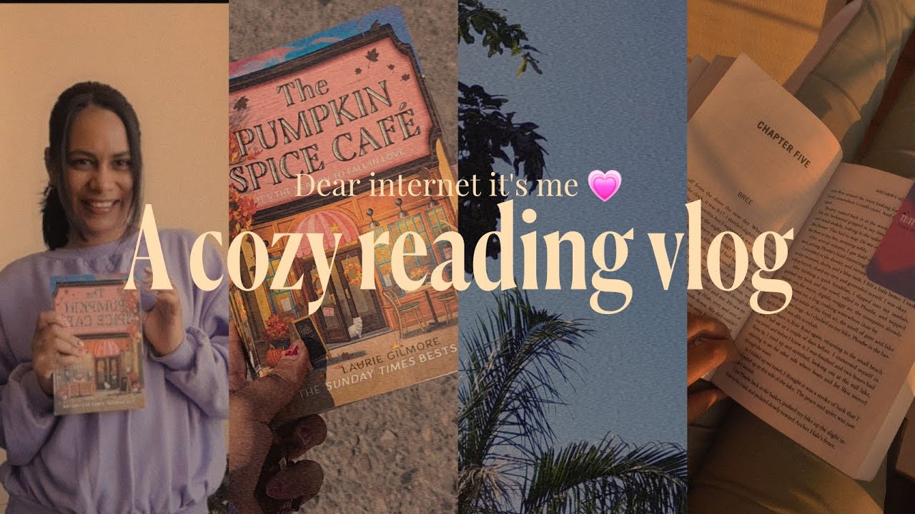 Read with me | reading vlog |books | vlogs | The Pumpkin Spice Café ...
