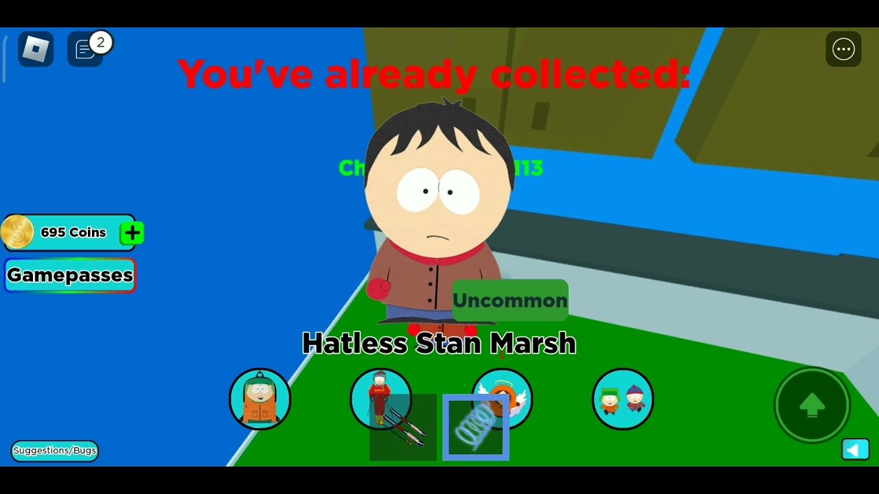 How to find Hatless Stan Marsh in Find the South Park | Roblox - YouTube