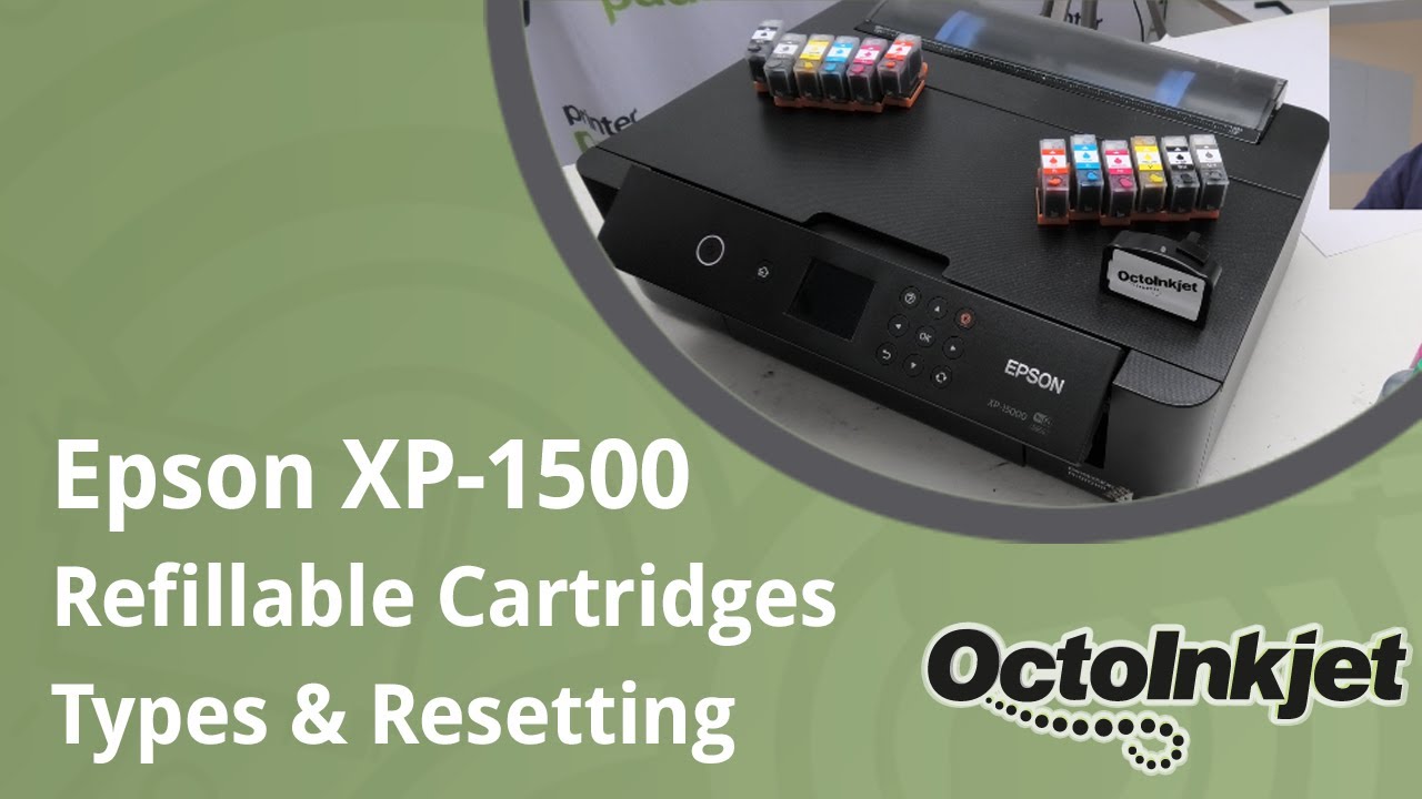 XP15000 : Types of Refillable Cartridges & Resetting - YouTube