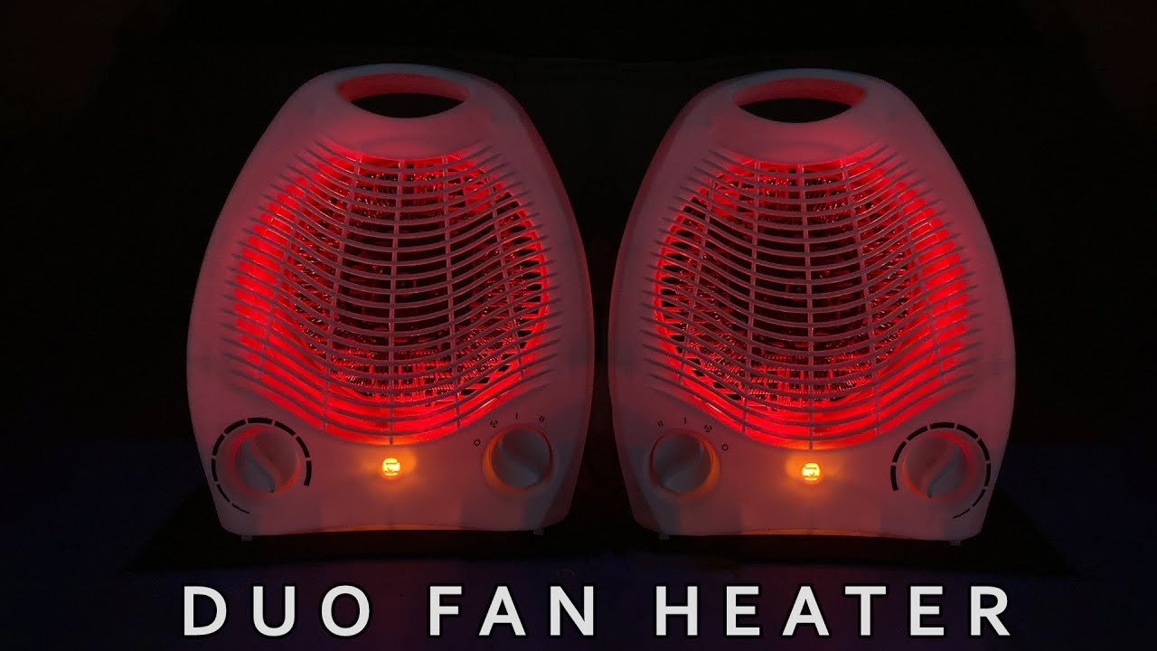 😴 Distant Duo Heater Fan Sounds with Metal Fan Noise for Deep Sleep and ...