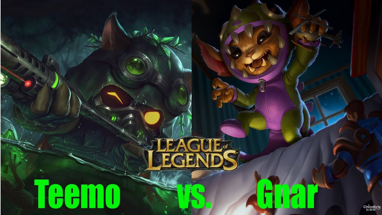 OMEGA SQUAD TEEMO VS. GNAR PATCH 7.16 LEAGUE OF LEGENDS - YouTube