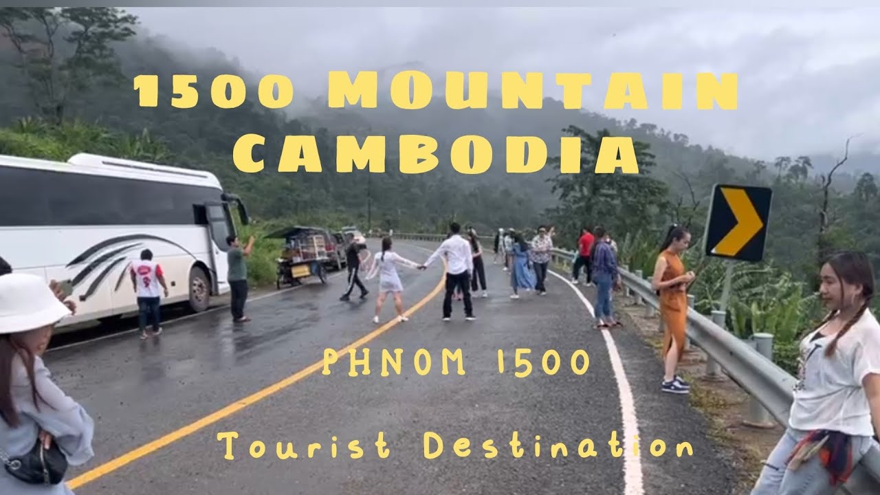 Tourist Destinations at 1500 Mountain Phnom 1500 in Cambodia Veal ...