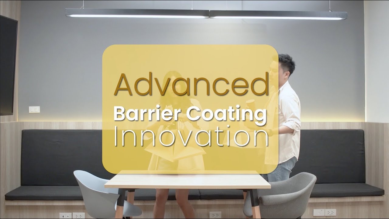 Barrier Coating Paper Solution by SMS Modified Starch. - YouTube