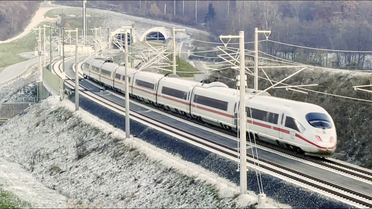 Erste Züge auf der Neubaustrecke Wendlingen-Ulm (Schnellfahrstrecke ...
