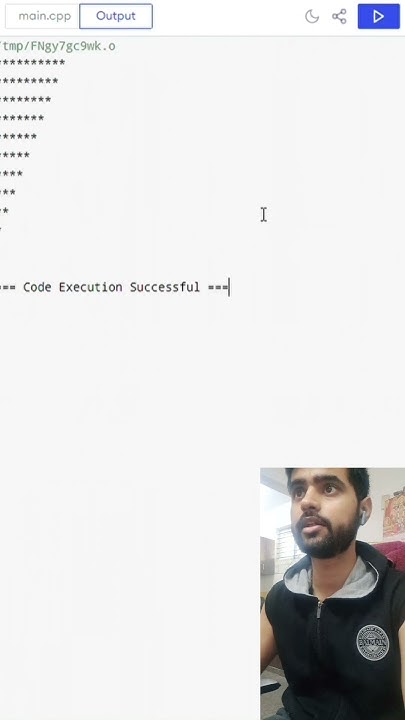 Print Pattern In Cpp In Animated Form Cppprogramming Dsa Shorts Computers Patternmaking