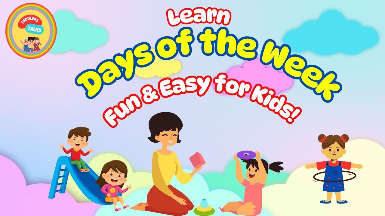 Days of the Week for Kids 🌞|Learn Weekdays with Fun| #sunday #monday # ...