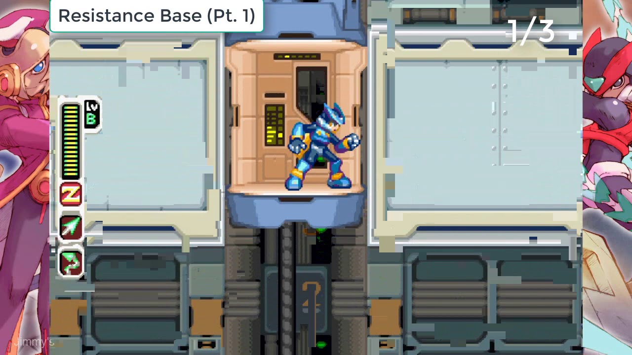 Megaman Zero 2 (Legacy Collection) - All Cyber Elves Resistance Base ...