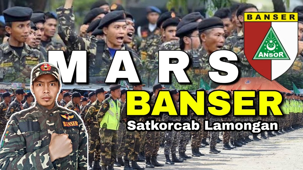 Viral !!! Mars Banser Indonesia - Cover Satkorcab Banser Lamongan - YouTube
