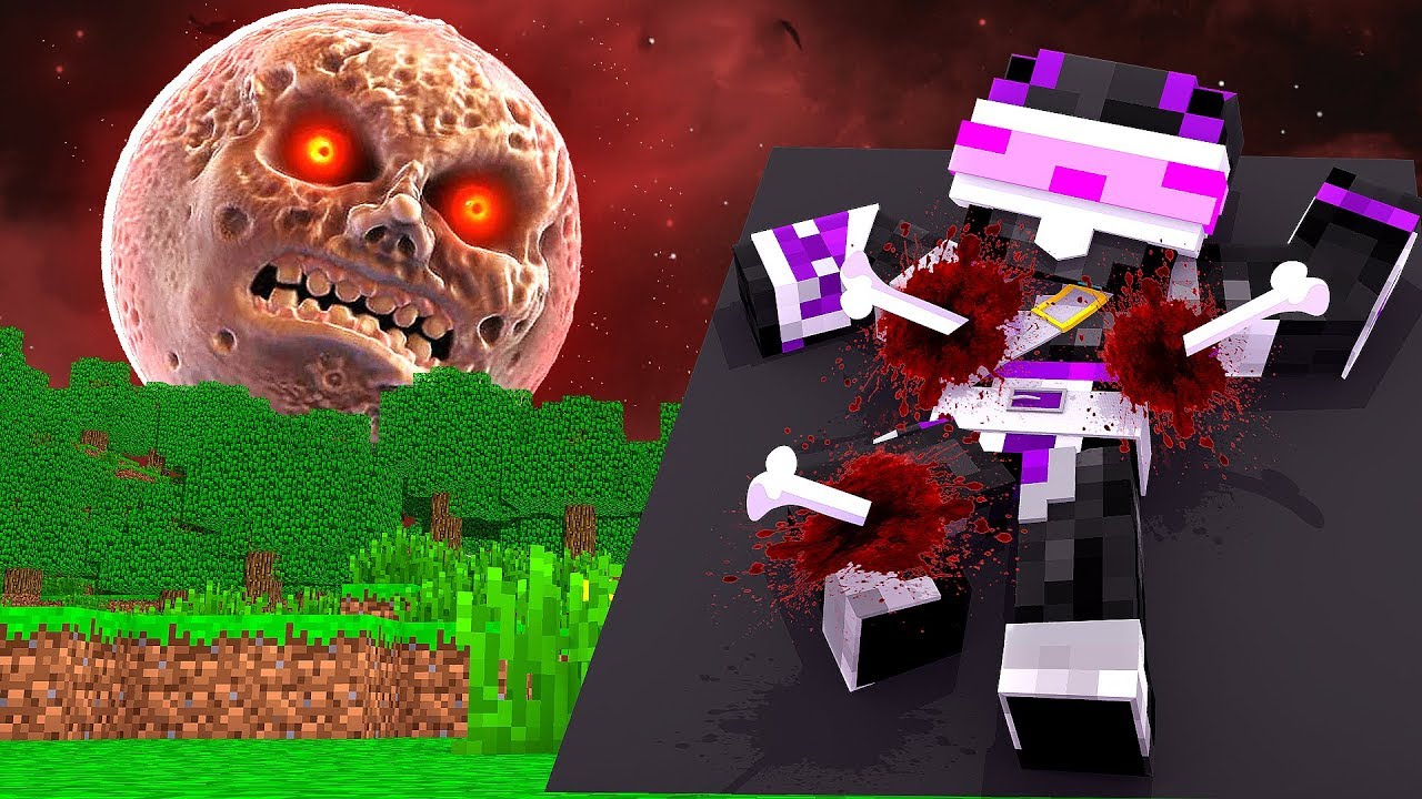 La Luna Malvada Rompe Todos Los Huesos De Mi Amigo En Minecraft 馃槺 Youtube