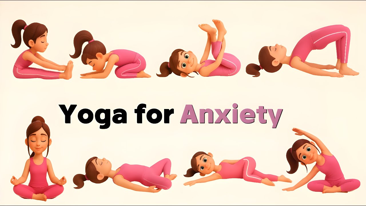 Kids Yoga for Anxiety | Relaxation and Mindfulness | Short Calming ...