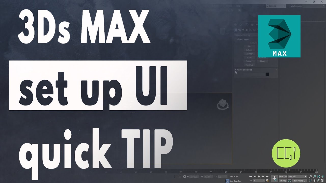 🌀 Small Icons HOW, WHY To Set 3ds Max UI - Quick Easy Tip - YouTube