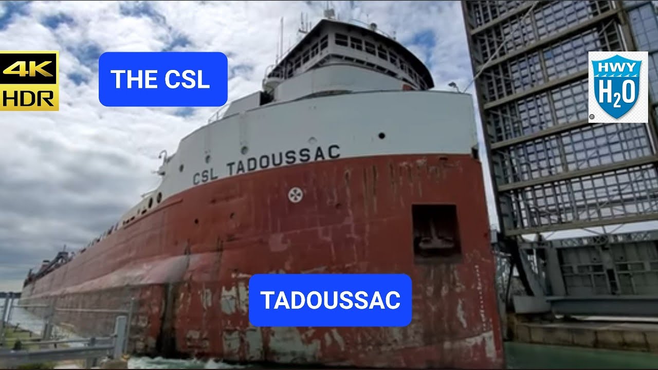 "THE CSL TADOUSSAC "CREW MEMBERS WAVING AT END #ships - YouTube