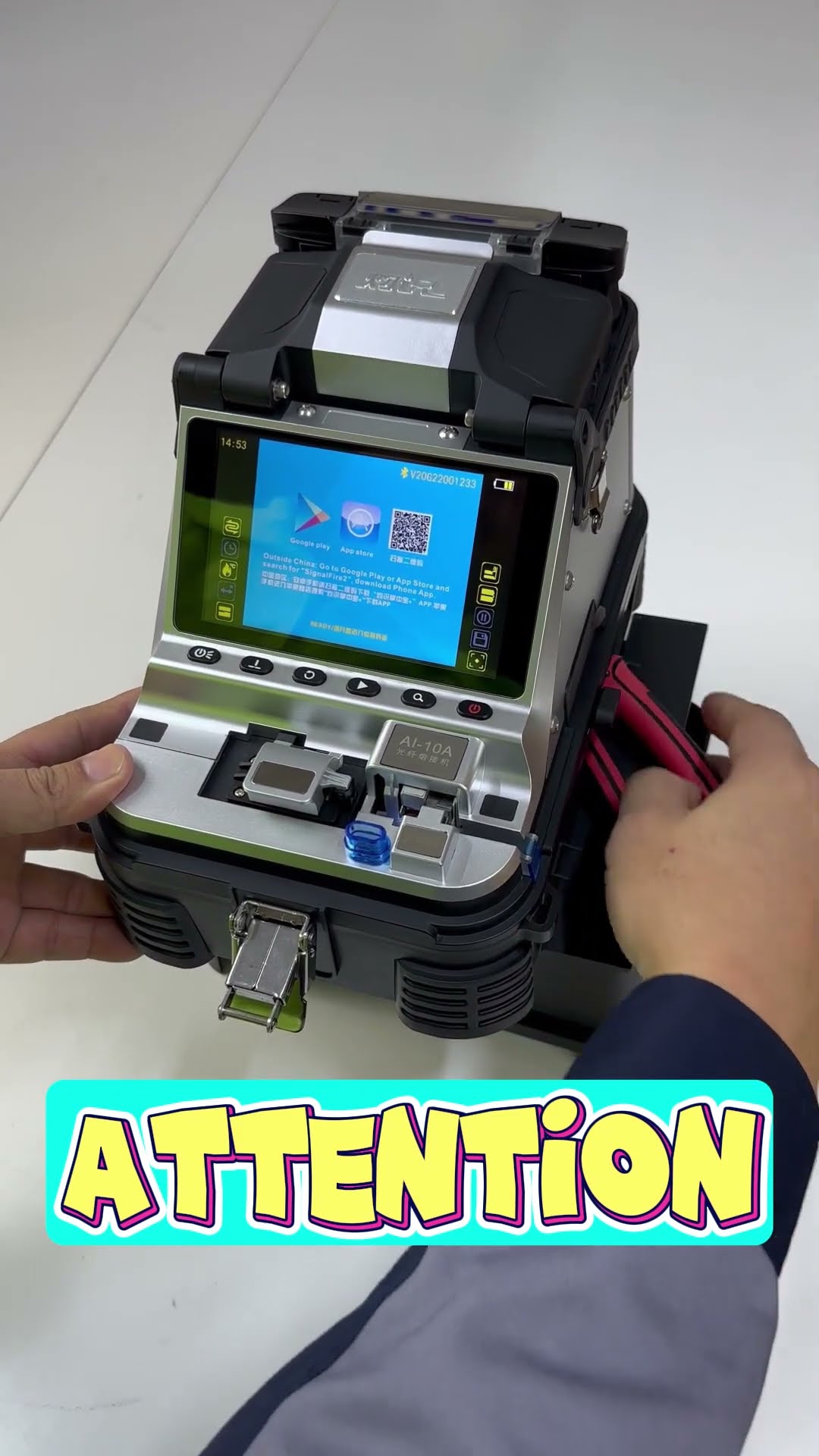 Signal Fire Fusion Splicer Ai 10a Initialization Youtube