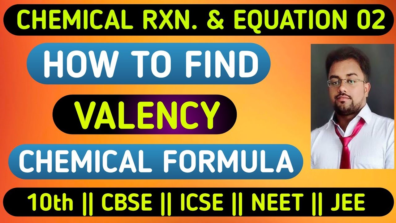 How to Find Valency Of Atom or Ion || Charge on Atom or Molecule ...