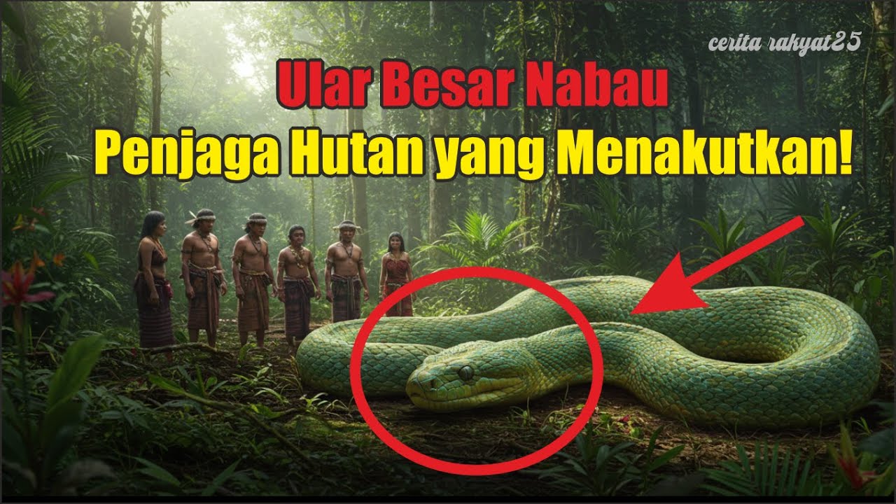 Viralll !!! Nabau: Ular Raksasa Penjaga Hutan Kalimantan, Legenda atau ...