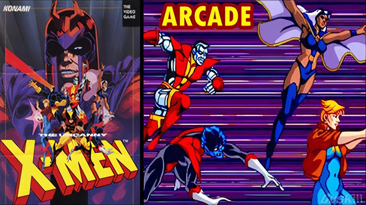 X-Men Arcade (1992) Play Through Alternative Commentary - YouTube