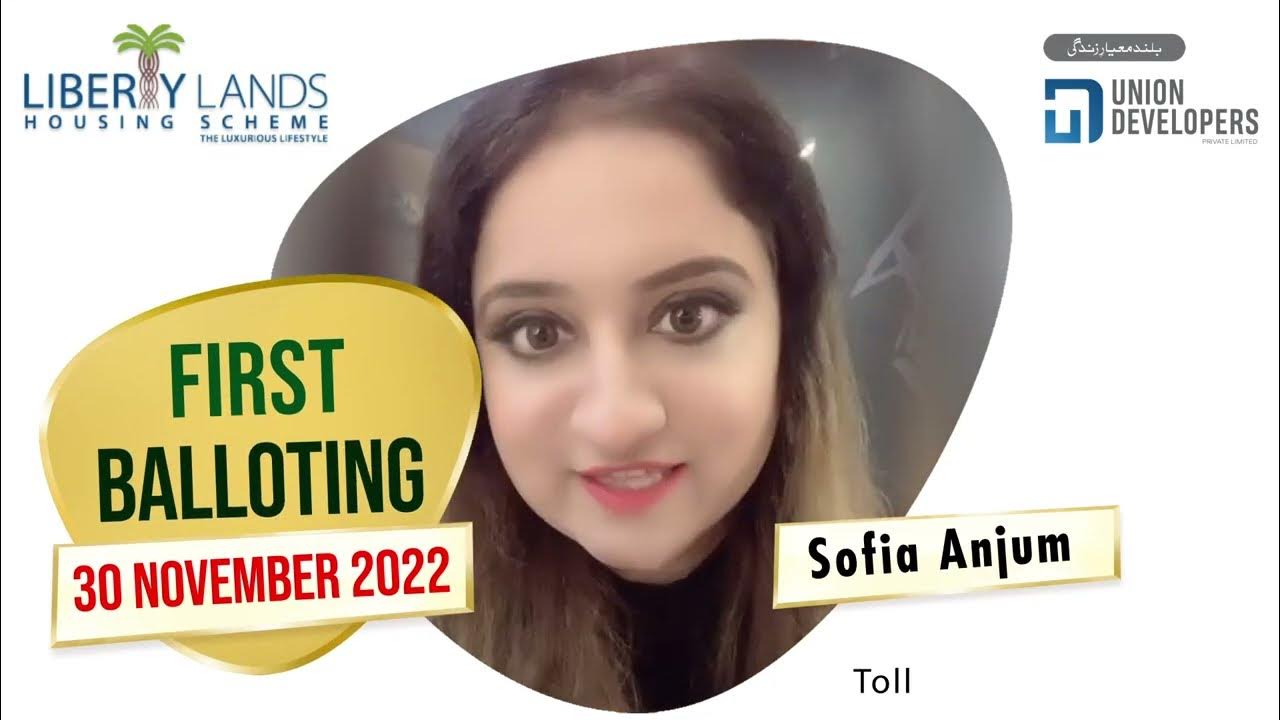 Union Developers | Liberty Lands | Balloting Event | Sofia Anjum - YouTube