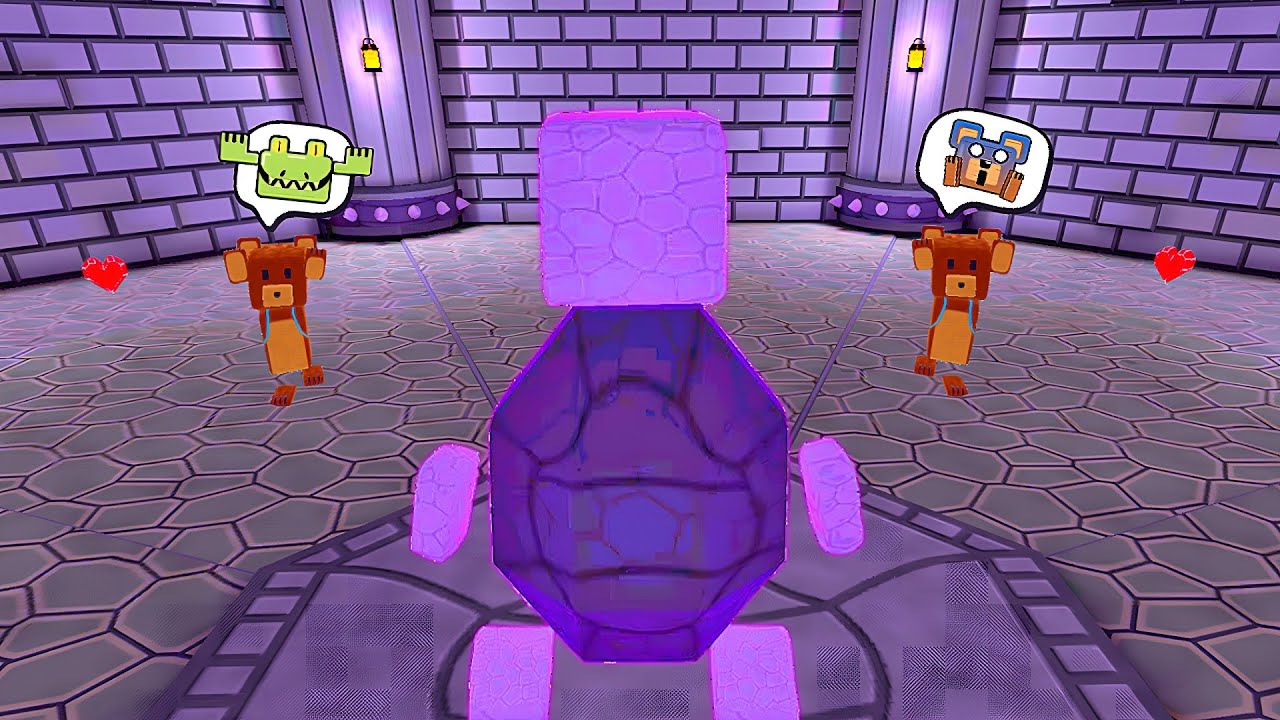 Playing As Turtle Golem Boss!! Multiplayer Super Bear Adventure ...