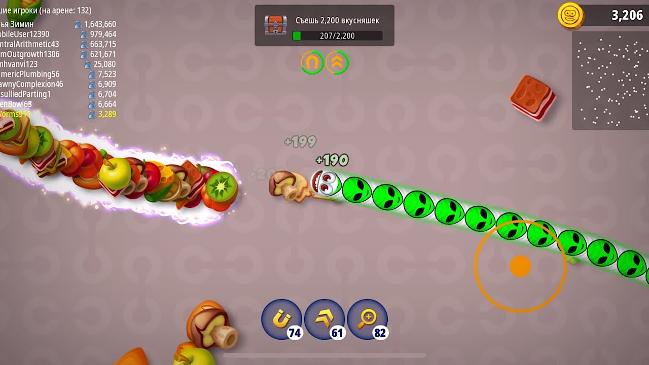 Wormszone.io The game of growing a big worm look and play 😀 - YouTube