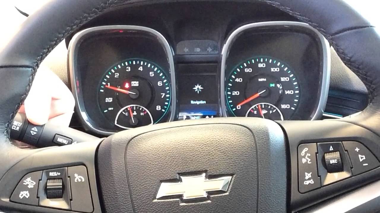 How to operate the Driver's Information Center in your New Chevrolet ...