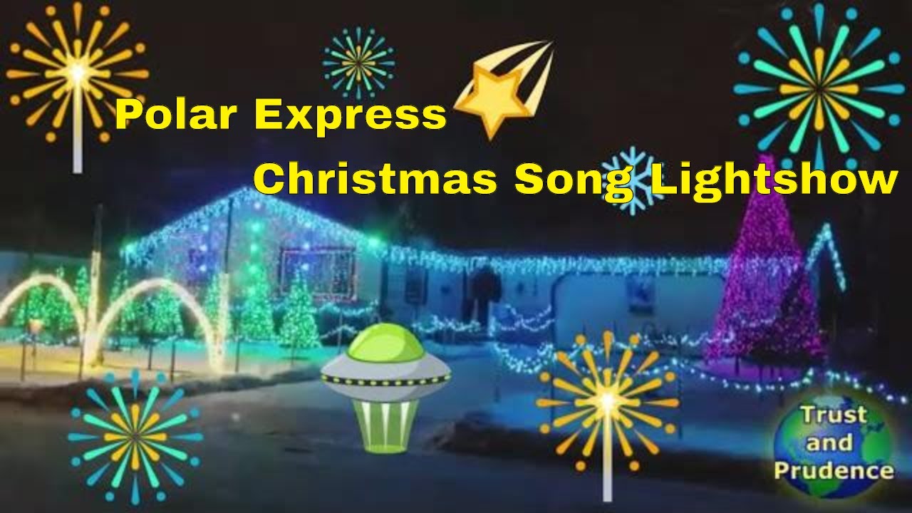 Polar Express Christmas Light Show - YouTube