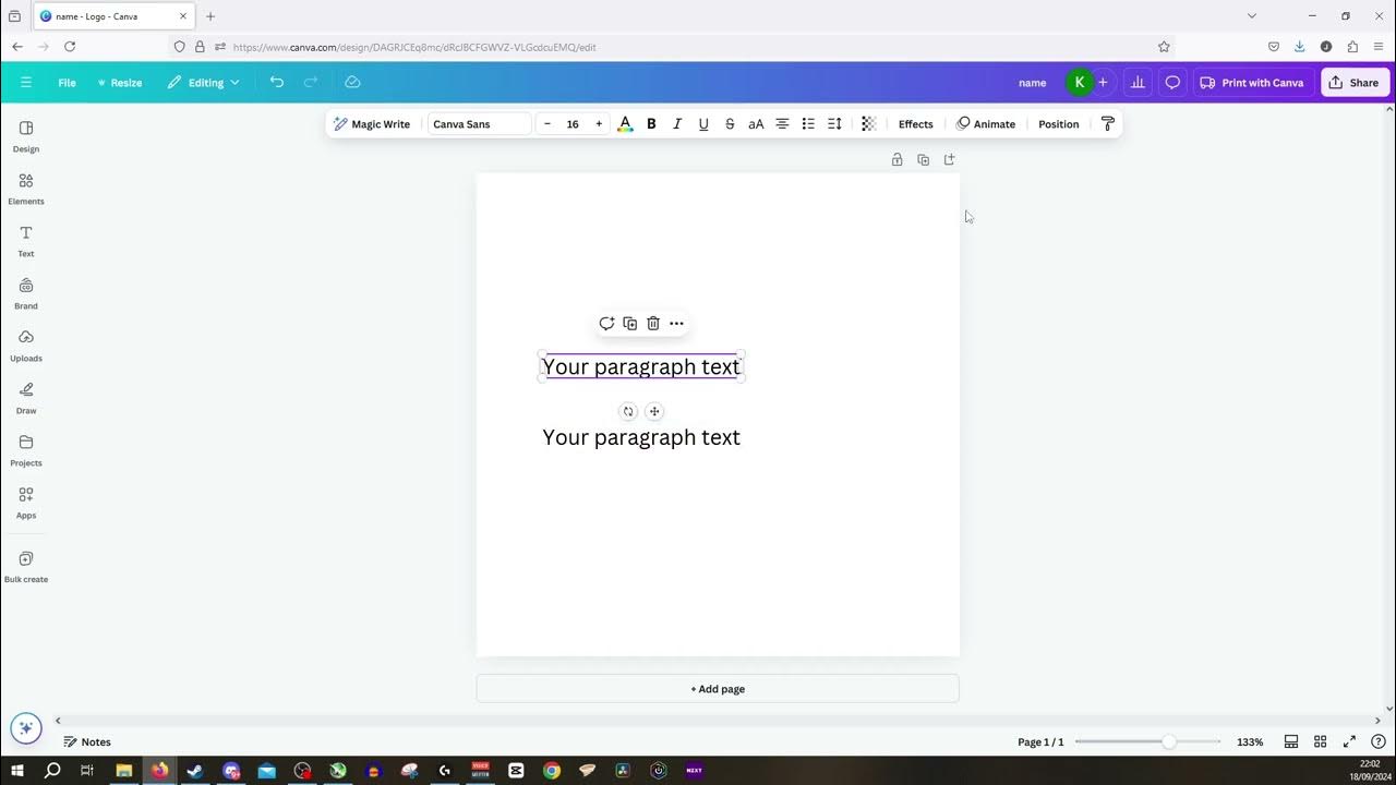 How to Align Text on Canva - YouTube