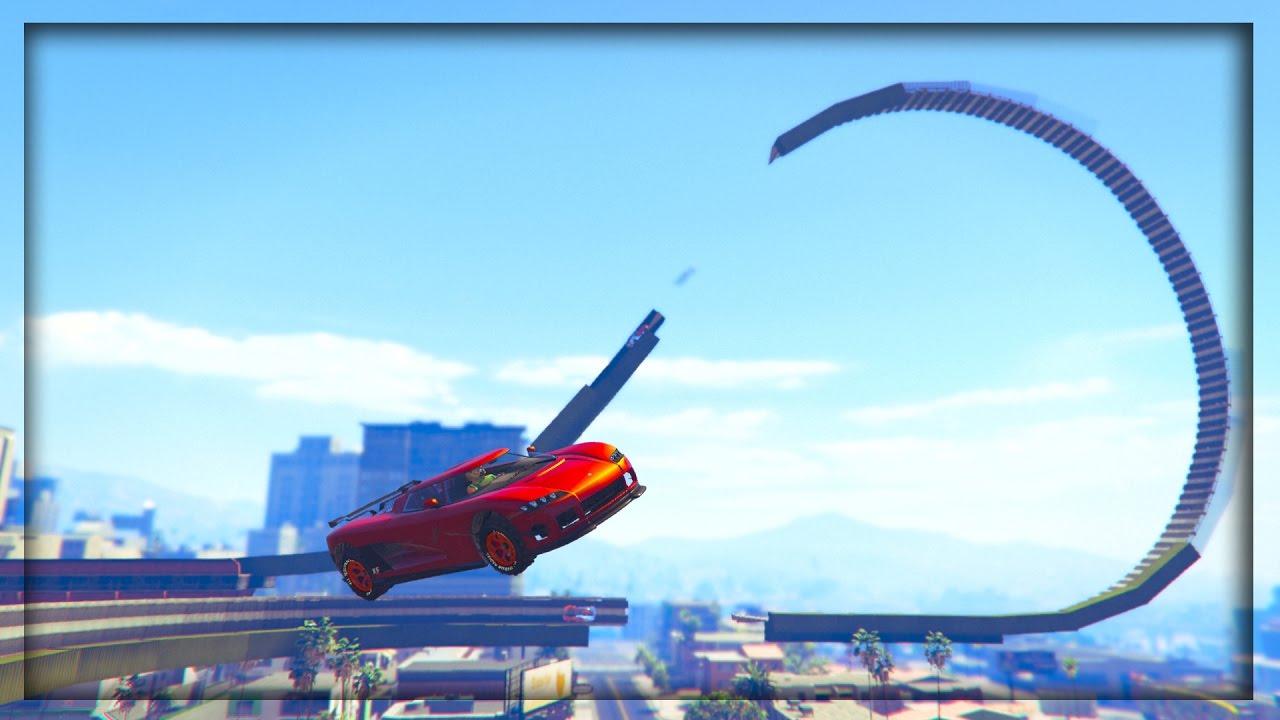 DOWNTOWN AUTO STUNT OF RAMPS (GTA 5 Online) - YouTube