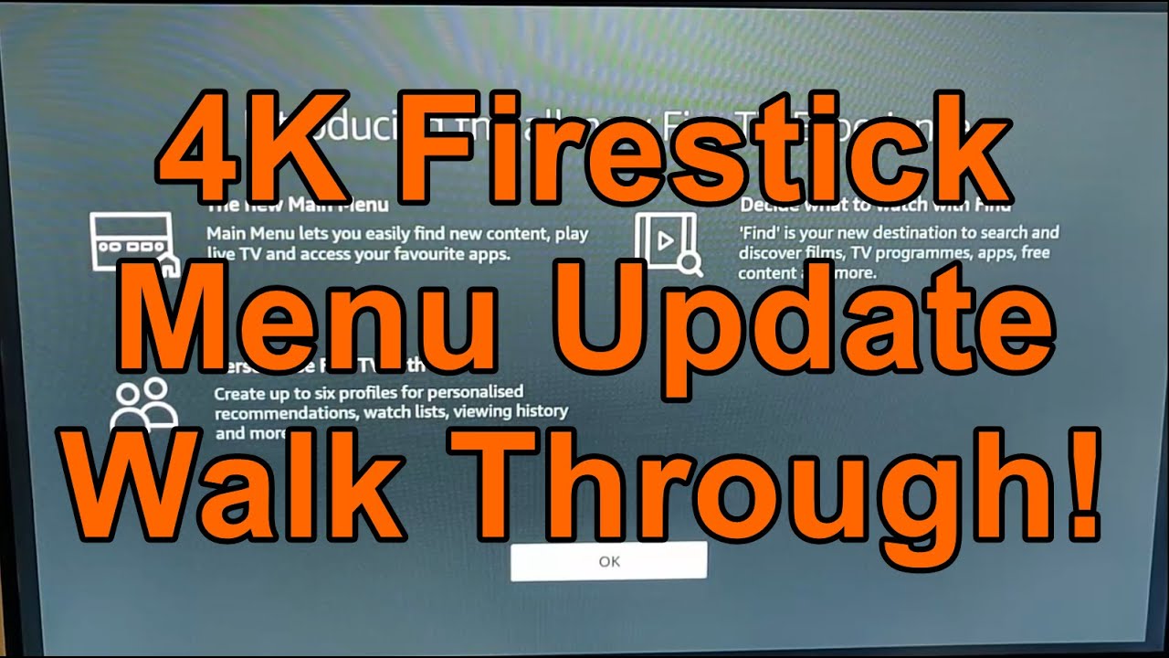 How to update your 4K Fire TV stick to the New Layout - Shows you my ...
