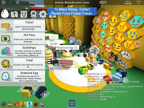 Roblox !!! ⭐ Bee Swarm Simulator ⭐Mở diamond egg !!! 3 sever vip ⭐ Bee ...