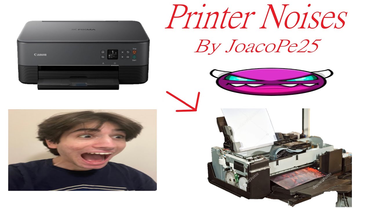 Geometry Dash - Printer Noises 100% Medium Demon - YouTube