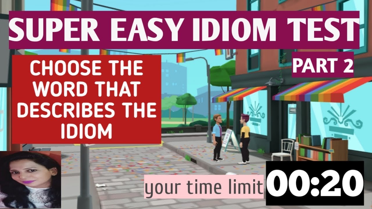 Super Easy Idiom Quiz | Watch the animated scenes| Solve it in 20 ...