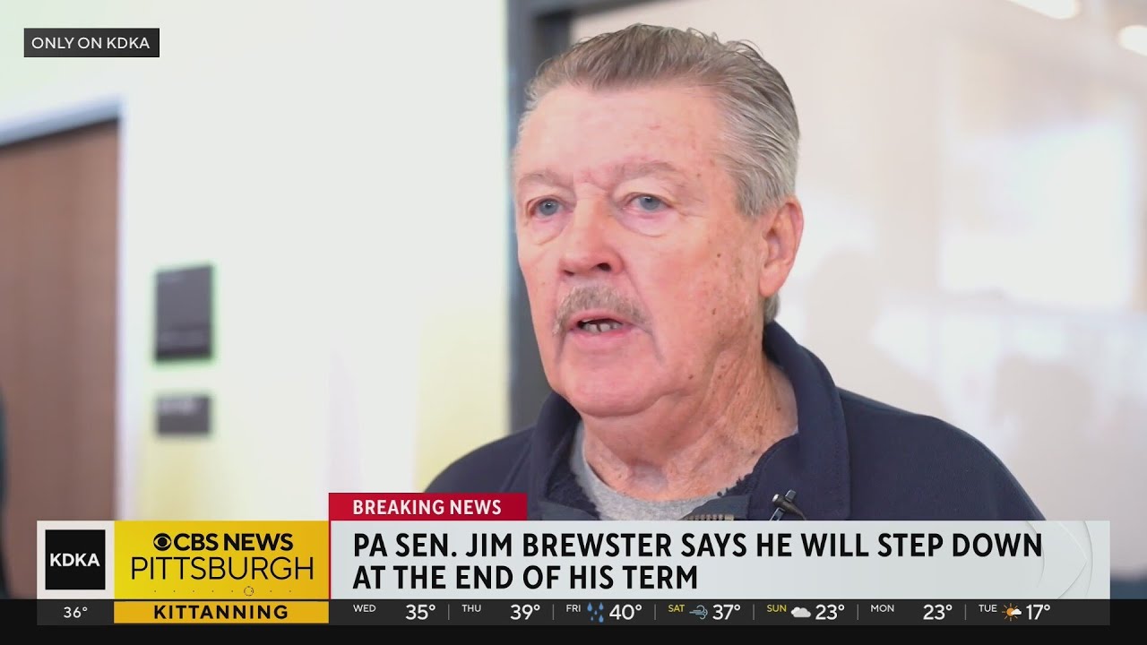 State Sen. Jim Brewster to retire at end of year - YouTube