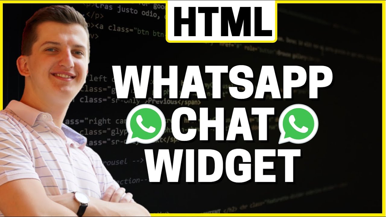 How To Add Whatsapp Chat To HTML Website YouTube How To Add Whatsapp Chat To HTML Website YouTube